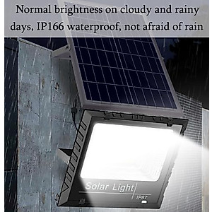 ZXXHNNAIH Solar Street Light IP67 Waterproof Solar Street Lights Outdoor,30ft Wire Light Sensor Solar Parking Lot Lights Dusk to Dawn, for Backyard Garden
