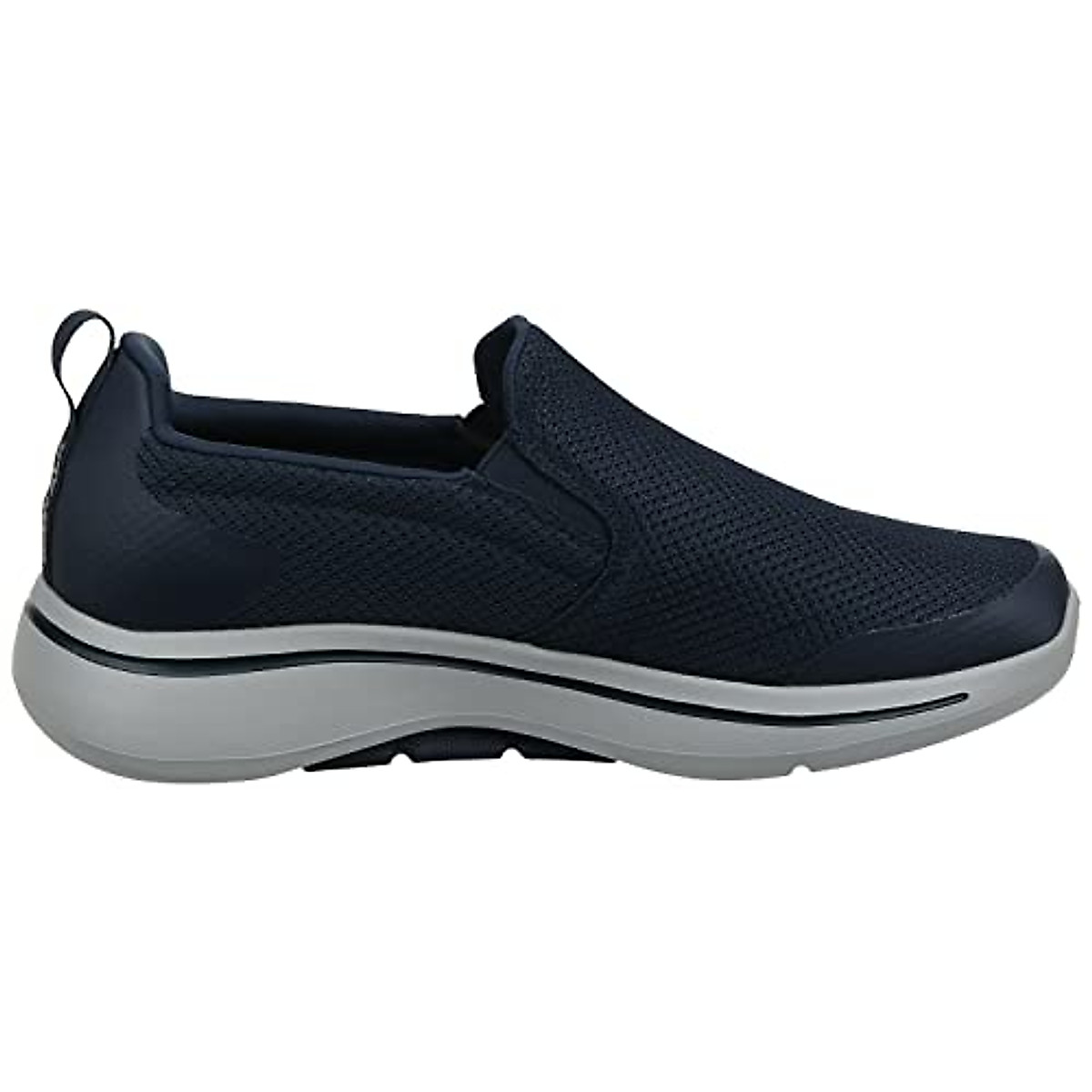 Skechers Men's Gowalk Arch Fit-Athletic Slip-On Casual Loafer Walking Shoe Sneaker, Navy/Grey, 9