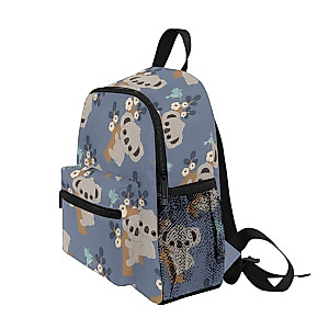 OREZI Cute Floral Koala With Flower Toddler Bag,Non-slip and Detachable Chest Strap Travel Bag Snack diapers Bag Preschool Backpack for Kids Little Boy Girls