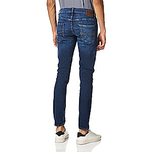 GUESS Men's Mid Rise Skinny Fit Jean, Olvera Wash, 33W X 32L