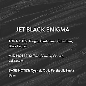 Michael Malul Jet Black Enigma Eau de Parfum for Men - 100ml | 3.4oz