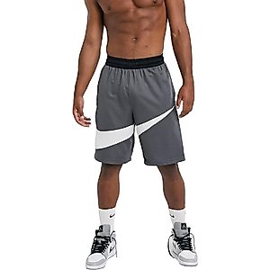 Nike Mens HBR Short 2.0 (Medium, Iron Grey/White/Black)