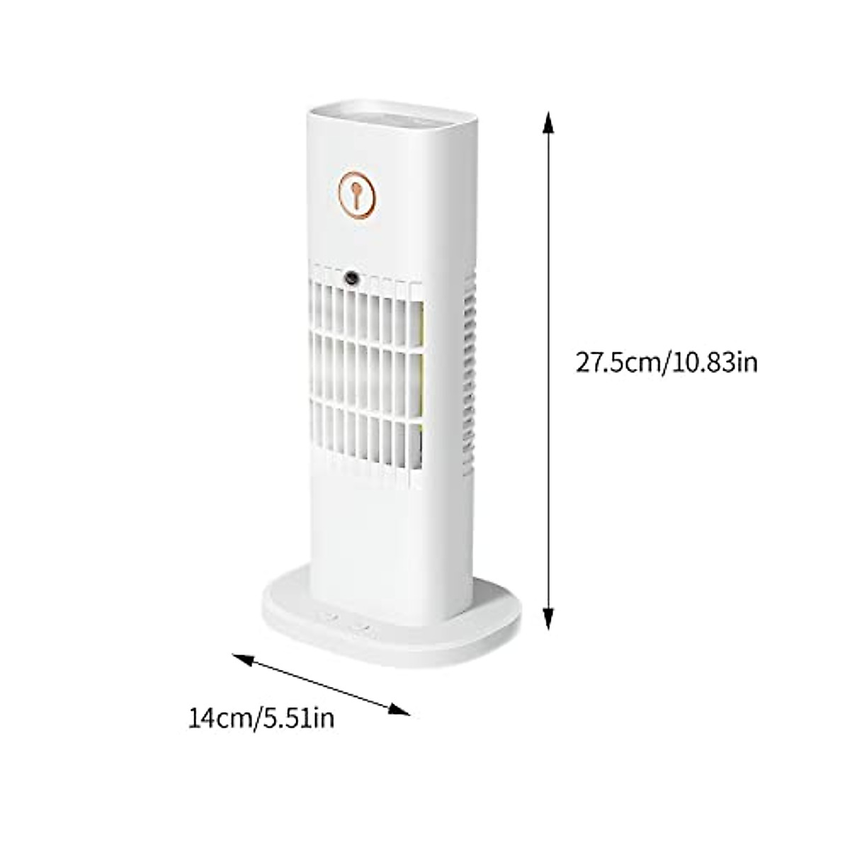 Portable Personal Air Conditioner, Mini Air Conditioning Fan USB Spray Type Water Cooling Fan Desktop Air Cooler Freestanding Air conditioner for Cooling Rooms, Low Noise