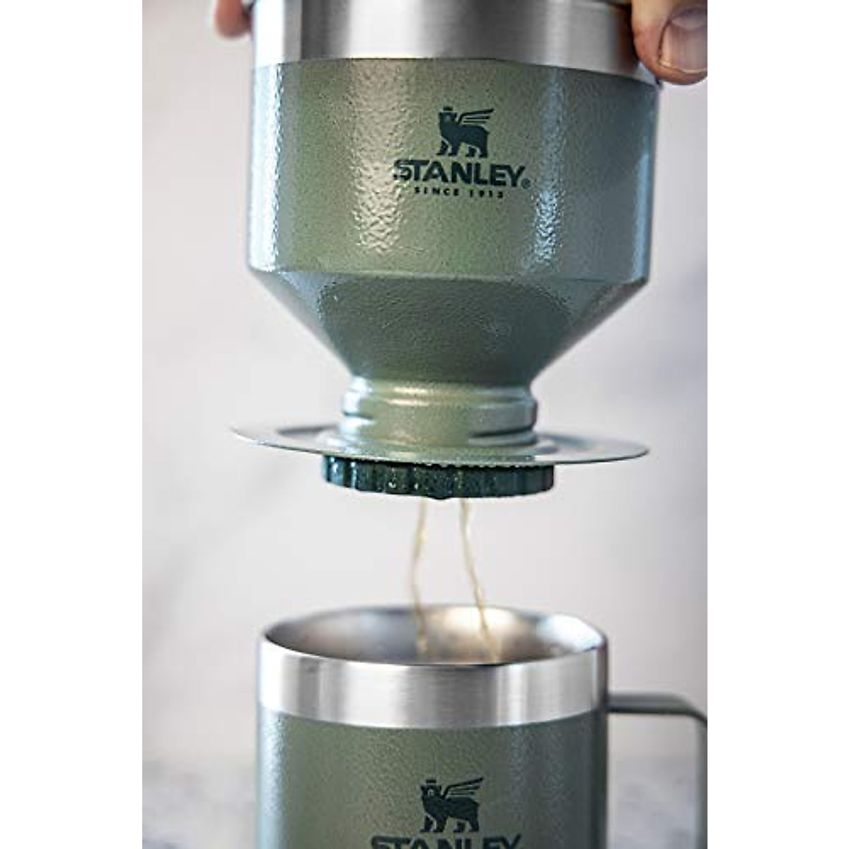 Stanley 10-09383-001 The Perfect-Brew Pour Over Hammertone ,0.35 liters, Green NA