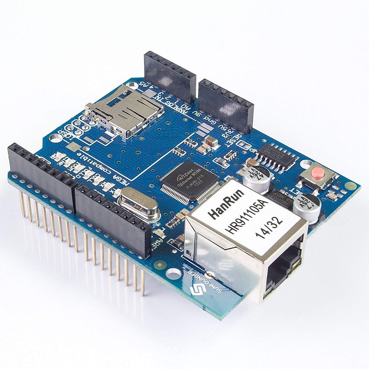 SunFounder Ethernet Shield W5100 Compatible with Arduino UNO R3 Mega 2560 1280 A057