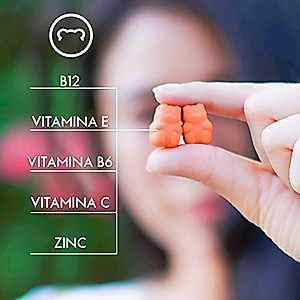 Sugarbear Women's MultiVitamin, Vegan Collagen Booster Blend, with Glutathione, Omega-3, Folate, Biotin & Vitamin C (1 Month Supply)