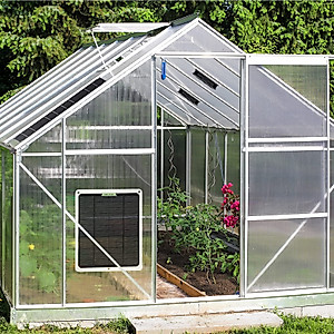 2 Sets Solar Powered Panel Fan Kits, 10W Solar Panel Dual Fan and DC USB Single Fan Car Charger IPX7 Waterproof for Small Chicken Coop, Dog House, Shed, Greenhouse, Window Exhaust