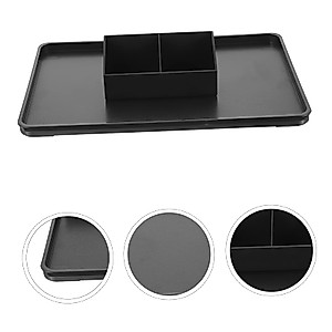 Cabilock 1 Set Tea Tray Tea Bag Bin Storage Tray Reusable Plate Drink Holder Noodle Dish Appetizer Serving Tray Tea Serving Tray Tea Holder Decor Plate for Home Plastic Product Storage Box
