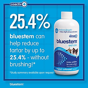 Pet Water Additive Oral Care: for Dogs & Cats Bad Breath, Dental Rinse Freshener Treats Plaque & Teeth Tartar. Dog & Cat Mouth Clean Health Treatment for Pets Drinking Bowl (Vanilla Mint (Dogs Only))