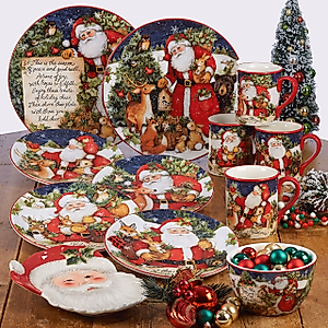 Certified International Magic Of Christmas Snowman 22 oz. Ice Cream/Dessert Bowls, Set of 4