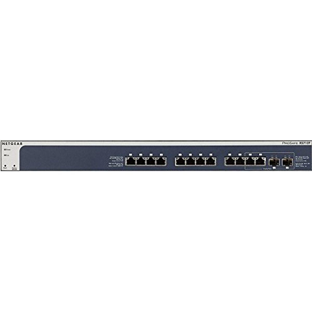 NETGEAR ProSAFE XS712T 12-Port 10GBase-T Gigabit Smart Managed Switch (XS712T-100NES)