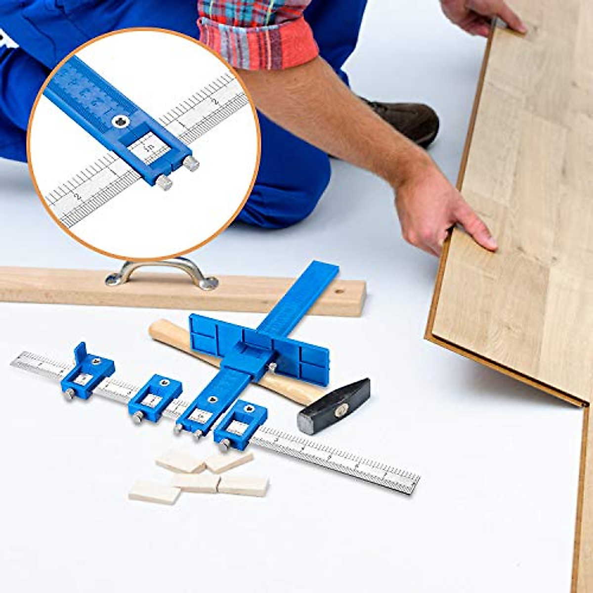 Cabinet Hardware Jig Mounting Template Drill Guide Sleeve Drawer Pull Jigs handle jig Power Tools Drilling Punch Locator Wood Drilling Dowelling Woodworking Kit for Cabinets Knobs and Pulls