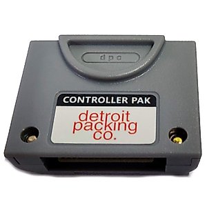DPC N64 256KB Controller Pak Memory Pack Transfer Card for Nintendo 64 (Third Party)