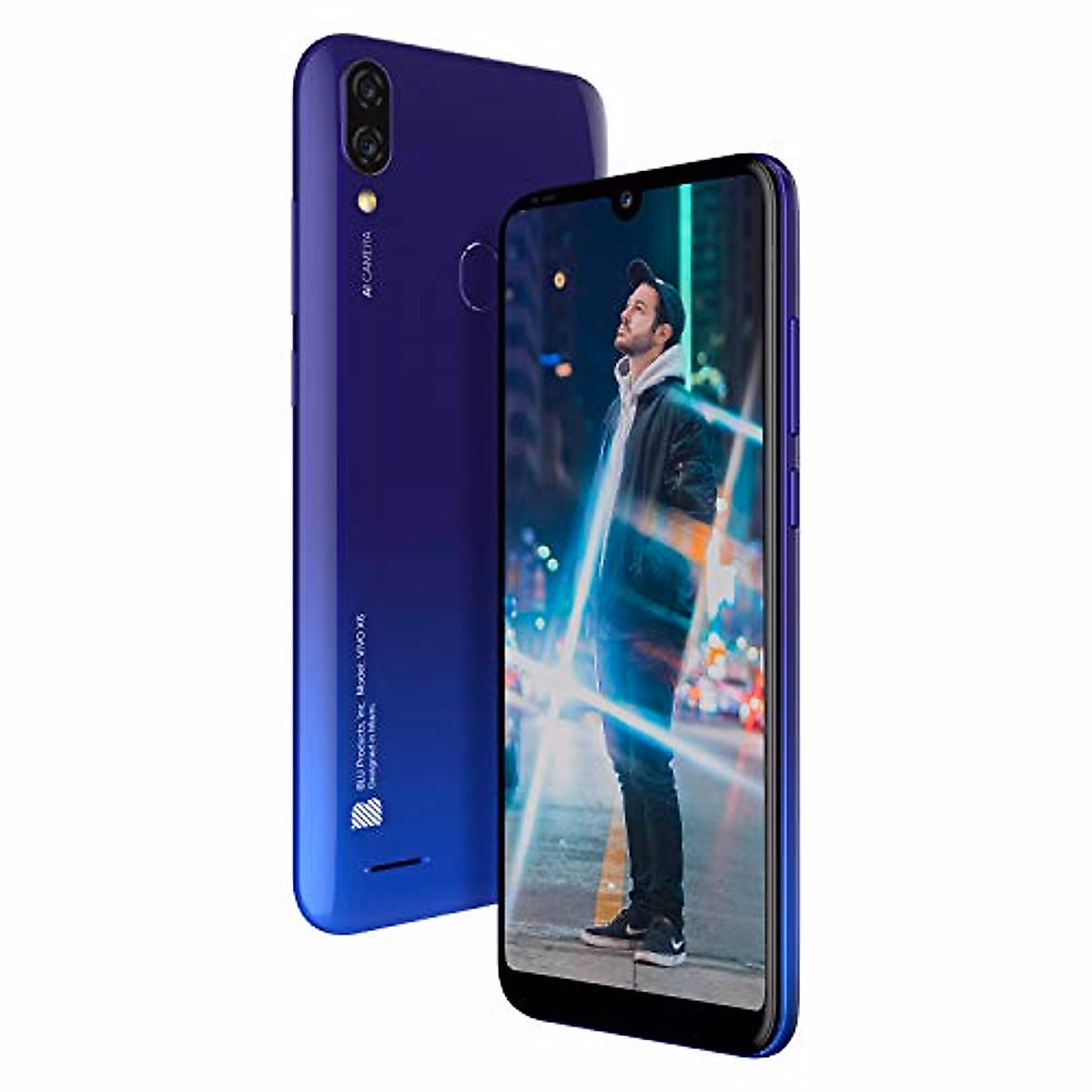 BLU VIVO X6,unlocked -6.1” HD+ Display, 64GB+3GB RAM - Gradient Blue