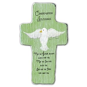 Cathedral Art (Abbey & CA Gift Confirmation Cross, 6-Inch, One Size, Multi