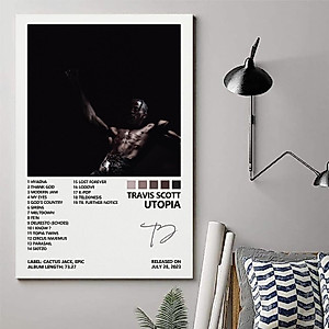 Utopia Album Cover Posters for Bedroom Canvas Posters for Room Aesthetic Wall Art Decor 12x18inch