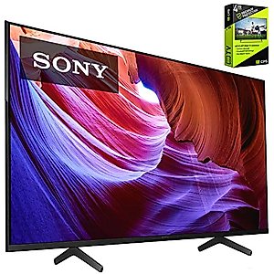 Sony KD65X85K 65 inch X85K 4K HDR LED TV with Smart Google TV 2022 Model Bundle with Premium 4 YR CPS Enhanced Protection Pack