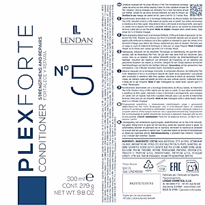 Lendan - Hair Conditioner - Nº5 Conditioner - 300 ml - With Plexforte Technology - Reduces Hair Breakage - Restores Hair Strength - Adds Shine and Softness - Anti-Frizz