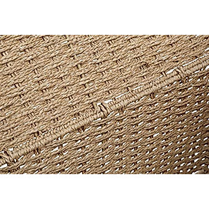 Arpan Natural Paper Rope Storage Basket Box With Lid (Small)