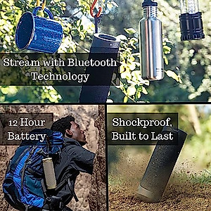 Sony Super-Portable, Powerful and Durable, Waterproof, Wireless Bluetooth Speaker with Extra BASS – Black + USB Adapter