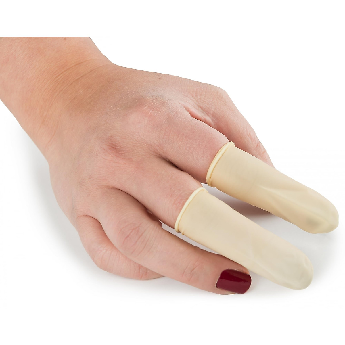 Grafco Latex Finger Cots, Large, 3908 L, 144 Count (Pack of 1)