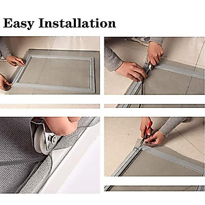 KISKIS 304 Stainless Steel Woven Wire Mesh, Wire Mesh Window Screen Mesh, Prevent Mouse Mice Snakes Hornets Rodents Entering,Easy to Cut and Install,120X300CM47X118INCH