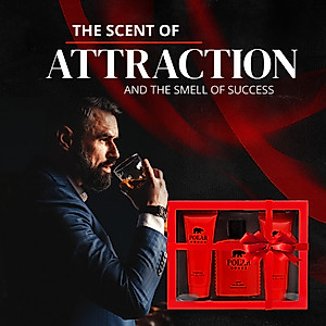 Sandora Fragrances Mens Cologne Gift Set - Cologne For Men - Ginger, Clary Sage, Rich Woods - Perfume, After Shave, Shower Gel - (3.4 fl oz / 100 ml each)