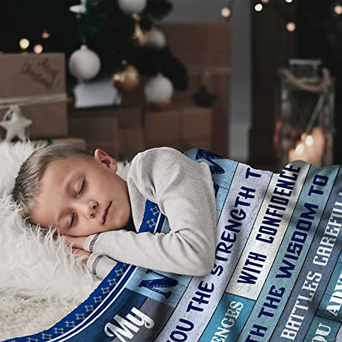 Sqovulw Nephew Gifts from Auntie Uncle Gifts for Nephew Gifts for Fathers Day Blanket Birthday Graduation Gift 2023 for Him to My Nephew Throw Blanket 60X50 Inch