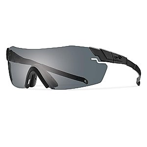 Smith Optics Elite Pivlock Echo Max Eyeshields Sunglass with Black Frame and Gray/Clear Ignitor Lenses