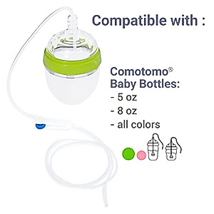 Anpei Supplemental Feeding System (SNS) Compatible with Comotomo Baby Bottle, 5 and 8 oz