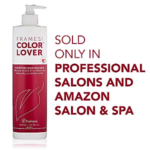 Framesi Color Lover Moisture Rich Masque, 16.9 fl.oz, Sulfate Free Hair Mask for Color Treated Hair