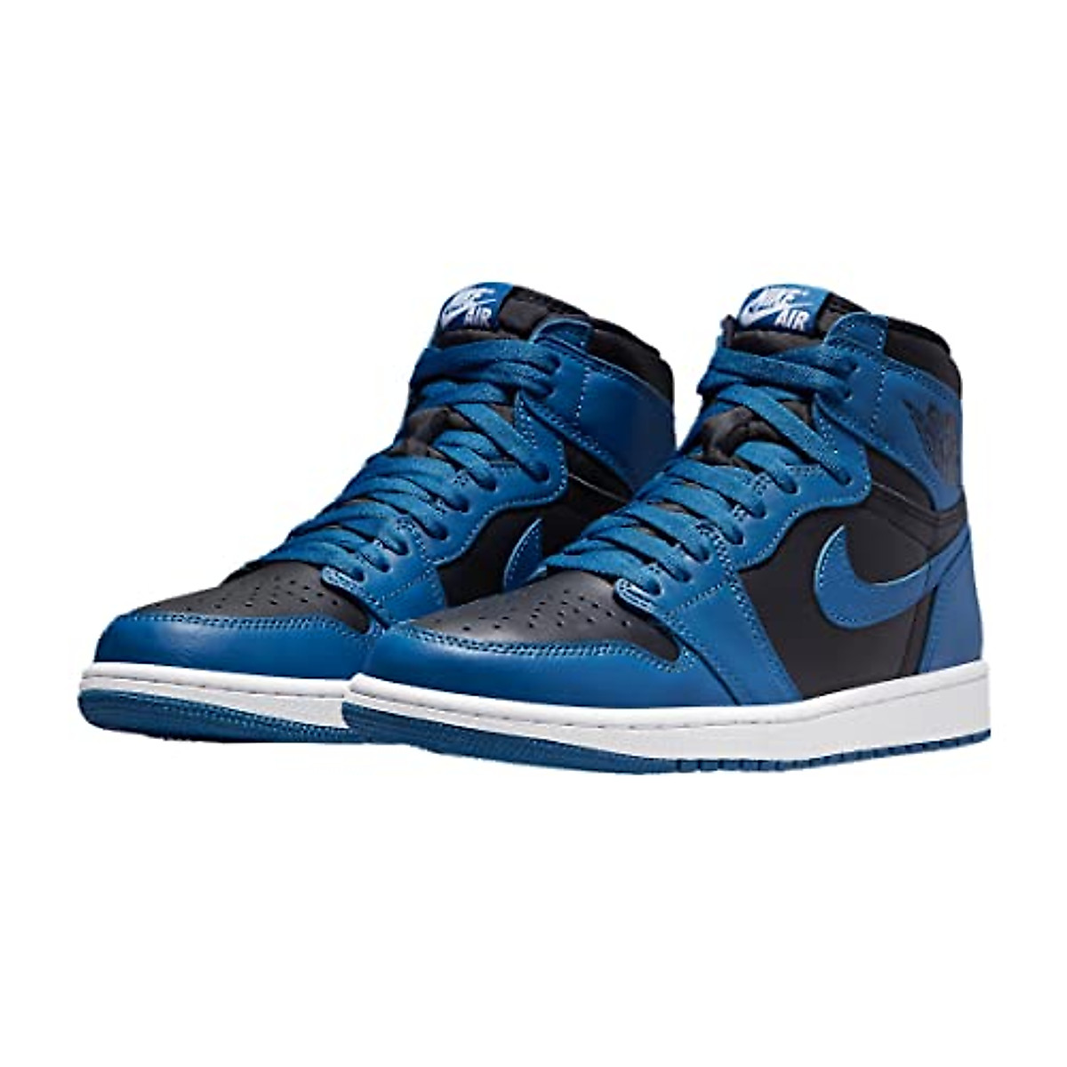 Jordan Mens Air 1 High OG 555088 404 Dark Marina Blue - Size 10