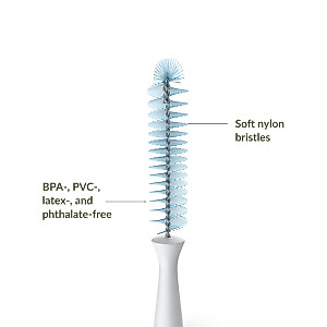 Kiinde Twist Pouch 2-Piece Baby Bottle Nipple Brush Set for All Brands/Parts