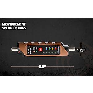 Southwire M500CX4 Coax Continuity Tester/Mapper; Durable Design; Auto Power-Off; Double-Molded Housing; Easy-to-Understand LED Display; Includes 4 Color-Coded ID Remotes
