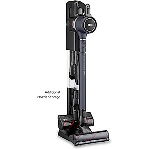 LG CordZero Cordless Stick Vacuum Cleaner, Hard Floor, Carpet, Upholstery, Car, Pet Hair, Powerful Suction, Extra Battery, Up to 80 Min, Lightweight, Handheld, A907GMS