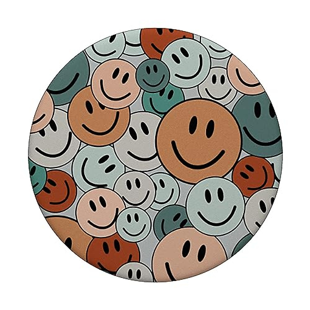 indie pastel pretty aesthetic cute trippy swirl smile face PopSockets Standard PopGrip