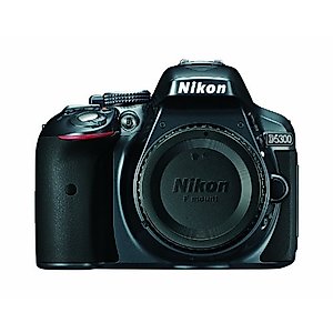 Nikon D5300 24.2 MP CMOS Digital SLR Camera with Built-in Wi-Fi and GPS Body Only (Grey)