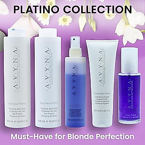 Avyna Purple Shampoo Tones Down Unwanted Yellow Hues On Grey, lightened or Streaked Hair