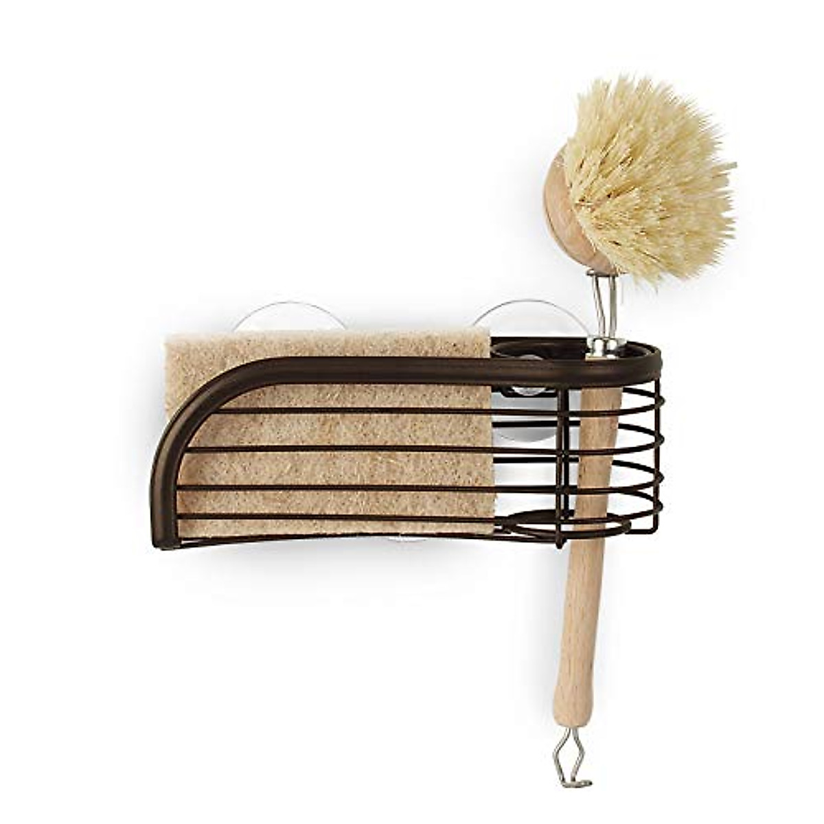 Spectrum Diversified Ashley Sponge & Brush Holder, Bronze