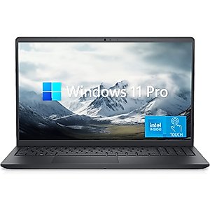 Dell Touchscreen 15.6" Inspiron Business Laptop with Windows 11 Pro, 12th Gen Intel Core i7-1255U Processor (10-Core), 20GB RAM, 1TB SSD, Intel Iris Xe Graphics, Wi-Fi 6, HDMI, Webcam, Black