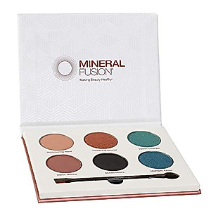 Mineral Fusion, Limited Edition Velvet Eye Shadow Palette, Multi Colors, 1 Count, Powder