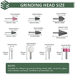 EYPINS Air Straight Die Grinder,1/4" Pneumatic Angle Die Grinder,25000 RPM,Heavy Duty Compressed Sander Polisher for Contour Grinding, Cutting, Polishing, Weld Repair,Deburring