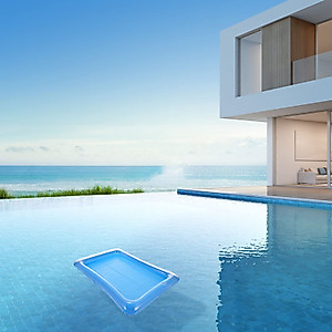 Cabilock 2pcs Water Inflatable Tray Floating Cooler Drink Cooler for Parties Inflatable Salad Bar Buffet Ice Cooler Pool Party Decor Water Party Decoration Small Cold Cuts PVC Banquet