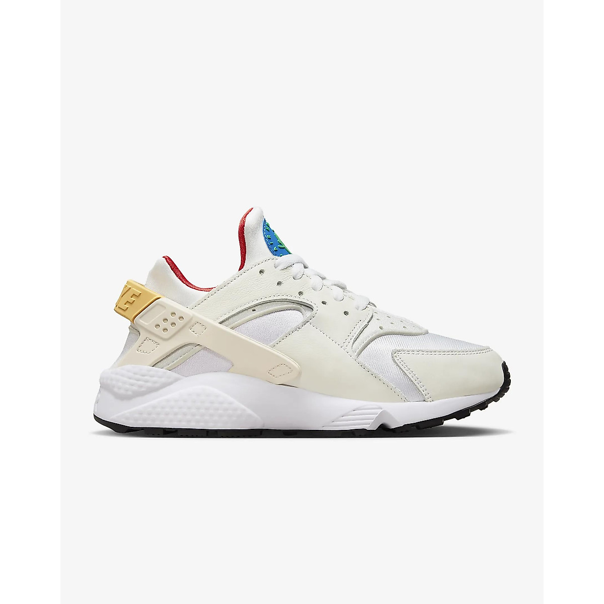 Women's AIR Huarache - Size 7 US - White/Green Topaz Gold