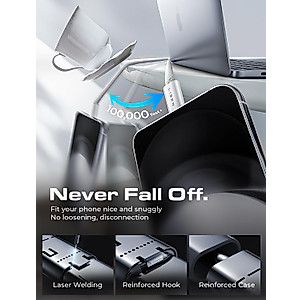 LISEN for iPhone 16 15 USB C to USB C Fast Charging, 60W USB C Cable Type C Fast Charging Cable for iPhone 16 15,Samsung Galaxy S25 Ultra Plus S24 S23 iPad Pro 13 12.9inch, iPad Air 5,White 3Pack 6FT