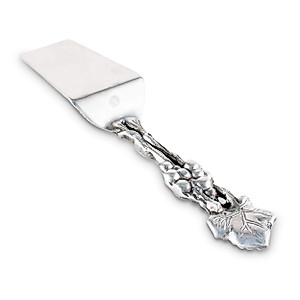 Arthur Court Metal Pie/Cake/Lasagna Server Grape Pattern Sand Casted In Aluminum With Artisan Quality Hand Polished 10.75 Inch Long Spatula