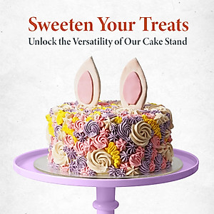 11 Inch Purple Melamine Cake Stand