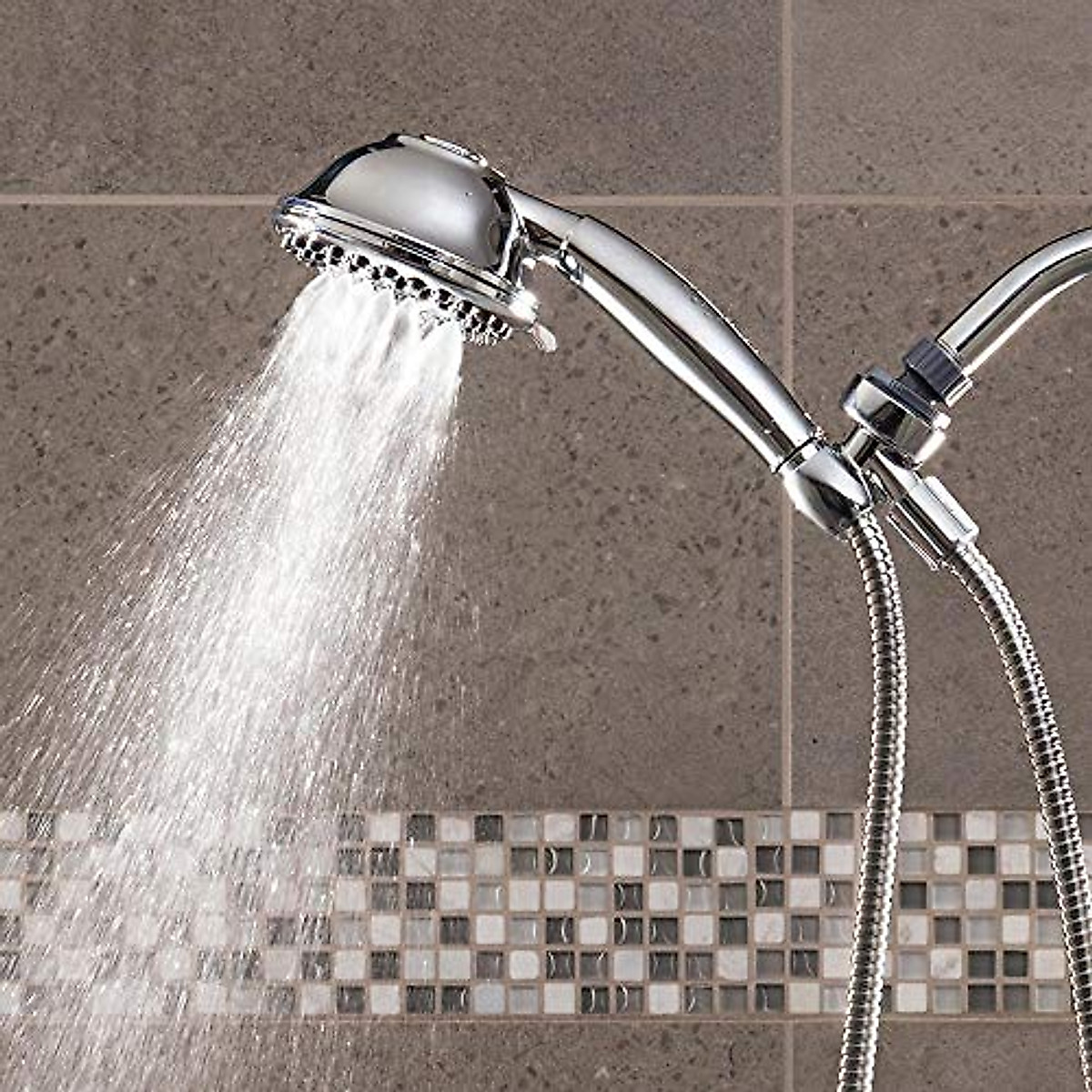 Waterpik Torrent 9-Spray 4.5 in. Handheld Shower in Chrome