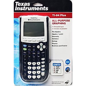 Texas Instruments TI-84 Plus Graphics Calculator, Black