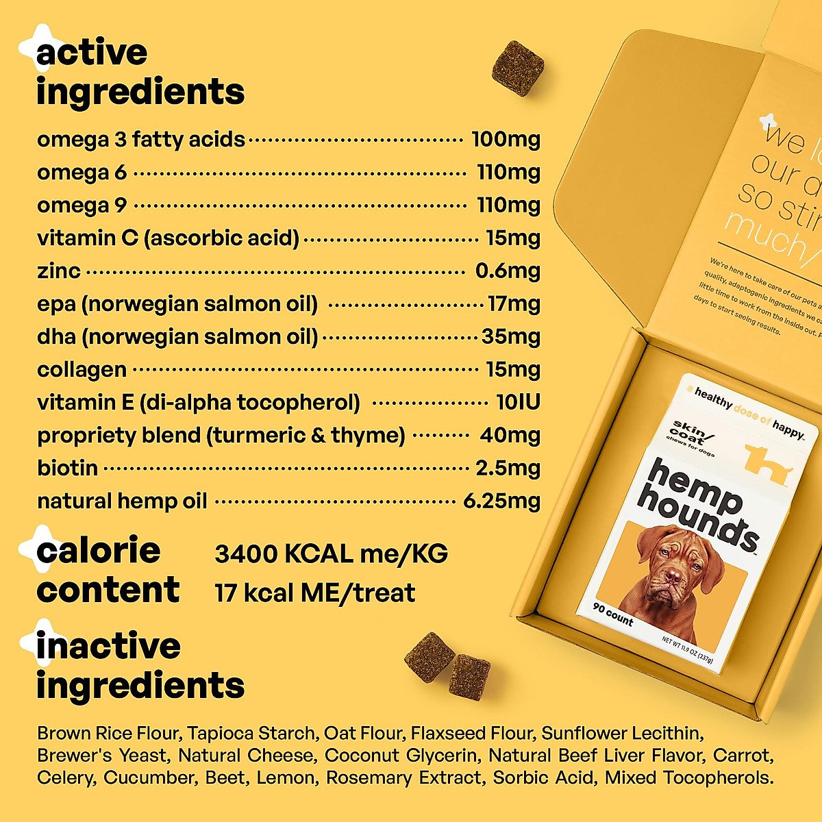 Hemp Hounds Bundle | Herbal Skin & Coat | Hip & Joint Chews for Dogs